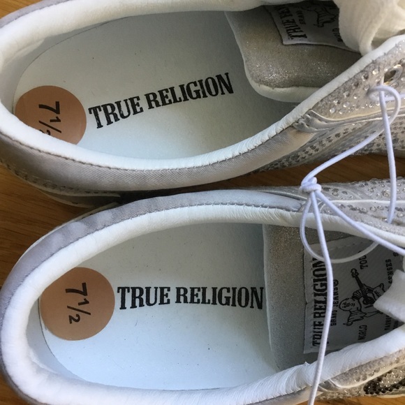 True Religion | Shoes | New True Religion Esperanza Rhinestone Sneakers ...